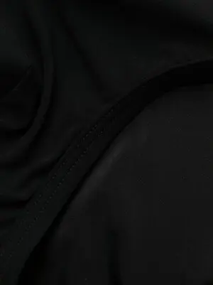 Dolce & Gabbana Swimsuit Slip With Logo Tag - Black