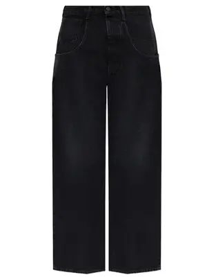 MAISON MARGIELA Straight Leg 5-pocket Jeans - Black