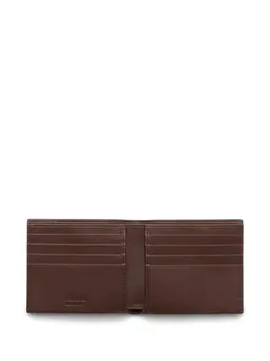 Prada Hammered Leather Bi-fold Wallet