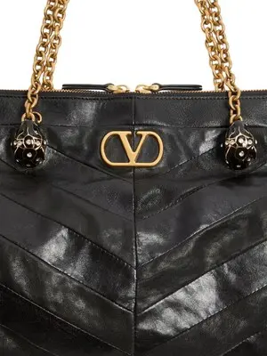 Valentino Garavani Shoulder Bag Panthea - Black