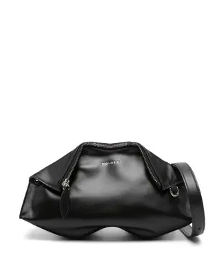 Alexander McQueen Manta Clutch - Black