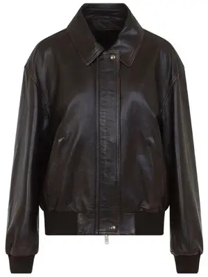 Prada Leather Jacket - Brown