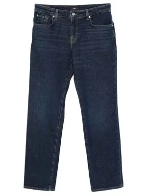 7 For All Mankind Calie Straight-leg Jeans - Blue