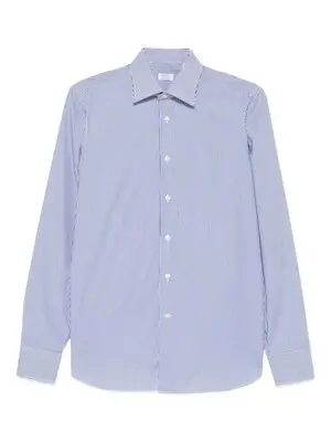BORRIELLO NAPOLI White And Striped Shirt