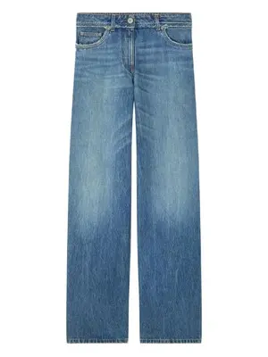 Versace Low Waist Boyfriend Jeans - Blue