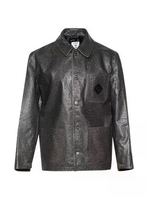 Casablanca Ostrich-effect Workwear Shirt