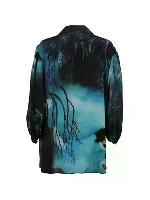 Yohji Yamamoto Printed Collared Shirt