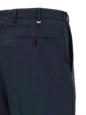 PT TORINO Straight Leg Pleat Trousers