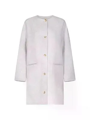 Loulou De Saison Kerry Button Coat - Grey