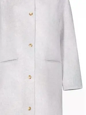 Loulou De Saison Kerry Button Coat - Grey