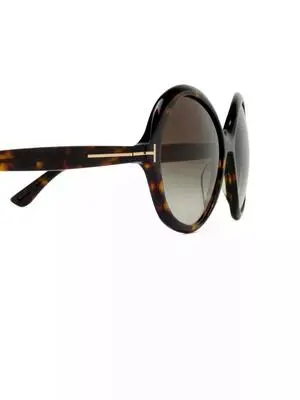 TOM FORD Annabelle Round Frame Sunglasses