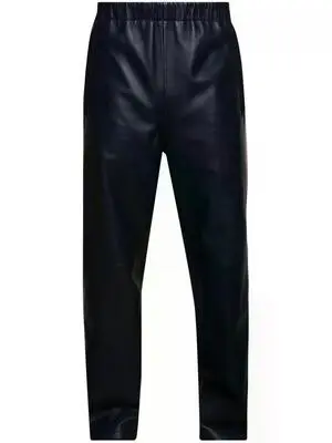 Marni Side-stripe Leather Trousers