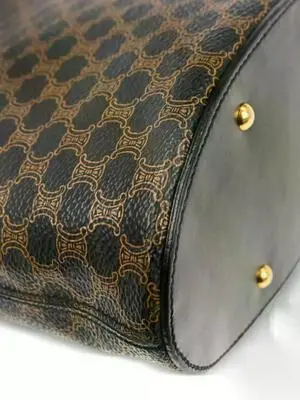 Celine 1990-2000 Macadam Handle Tote Bag