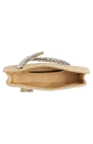 L’ALINGI Karma Crystal Handle Clutch