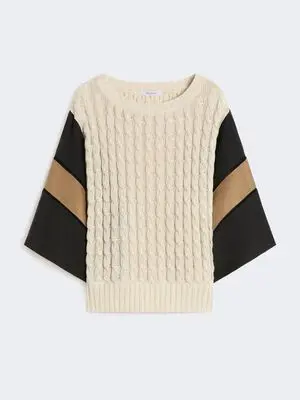 Max Mara Loose-fit Linen Yarn Sweater - Beige