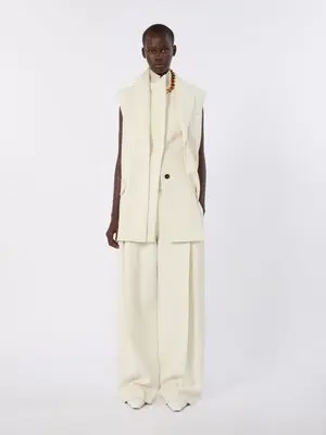 Max Mara Wide-fit Stretch Viscose Trousers