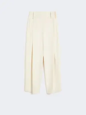 Max Mara Wide-fit Stretch Viscose Trousers