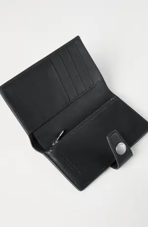Brunello Cucinelli Leather Wallet With Zipper