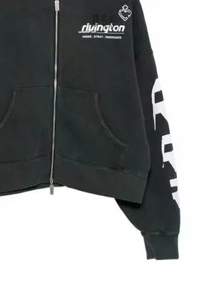 RRR123 Zip Front Hoodie