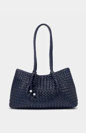 KATIE LOXTON Nova Small Shoulder Tote - Navy