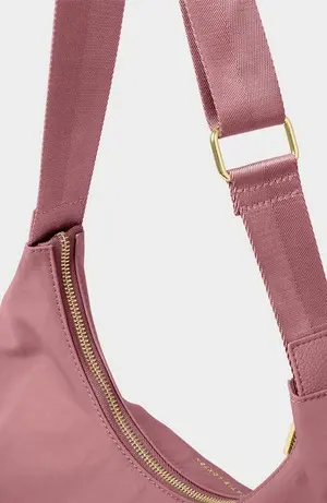 KATIE LOXTON Nylon-luxe Sling Shoulder Bag - Deep Rose
