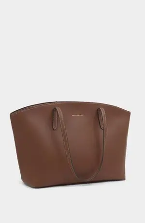 KATIE LOXTON Harlyn Work Tote Bag - Chocolate