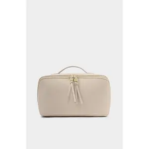 KATIE LOXTON Soho Large Makeup Bag - Oyster