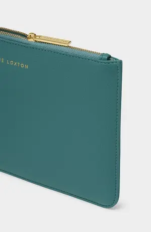 KATIE LOXTON Hallie Wristlet Pouch - Teal