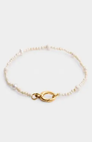 KATIE LOXTON Pearl Glow Waterproof Bracelet - Gold