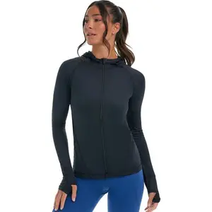 BLOQUV Full Zip Hoodie Jacket - Black