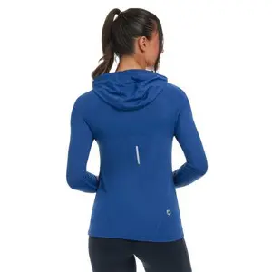 BLOQUV Full Zip Hoodie Jacket - Navy