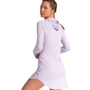 BLOQUV Hoodie Dress Relaxed - Lavender