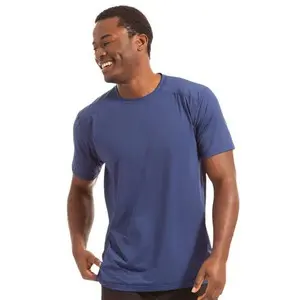 BLOQUV Short Sleeve Crew Sun Shirt Navy