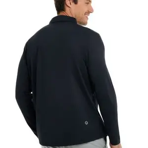 BLOQUV Long Sleeve Collared Shirt With Sun And Uv Protection