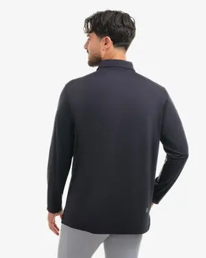BLOQUV Long Sleeve Collared Shirt With Sun And Uv Protection