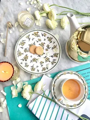Twig New York Heritage Daisy Chain Salad Plate