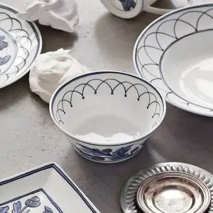 Twig New York Heritage Blue Bird Cereal & Soup Bowl