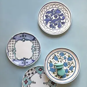 TWIG NEW YORK Heritage Blue Bird Salad Plate