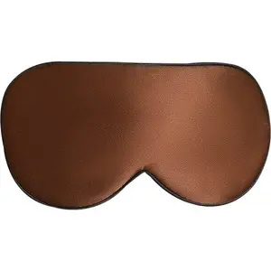 SILKSILKY Pure Silk Elastic Band Sleep Eye Mask Brown
