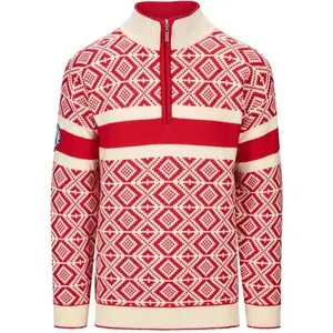 DALE OF NORWAY Team Norway 2026 Cortina Sweater - Raspberry/off White