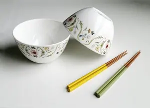 Twig New York Scandinavian Floral Cereal & Soup Bowl