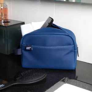 LANDS' END Woven Dopp Kit - Navy