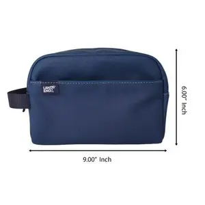 LANDS' END Woven Dopp Kit - Navy