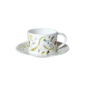 TWIG NEW YORK Scandinavian Floral Cup And Saucer - Multi