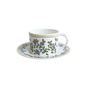TWIG NEW YORK Heritage Forget Me Not Cup And Saucer - Multi