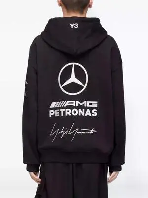 Y3 Cotton Graphic Hoodie