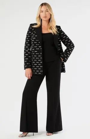 Marina Rinaldi Rhinestone Detail Jacket