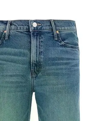 MOTHER The Kick It Ankle Straight Leg Jeans
