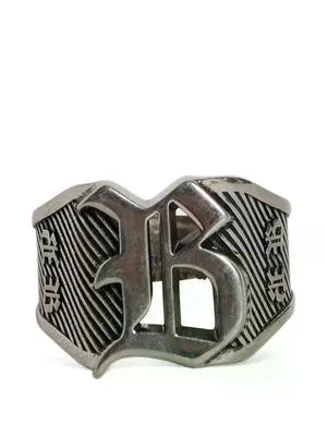 Balenciaga Melrose Signet Ring - Silver