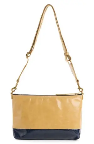 Isabel Marant Étoile Nessah Leather Crossbody Bag - Beige/navy
